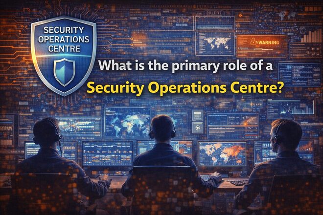 What is the primary role of a Security Operations Centre? | UK Cyber ...